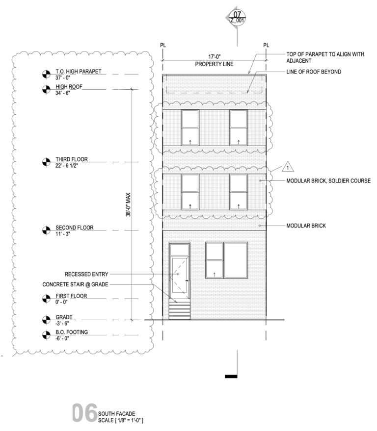 Three-Unit Building Planned at 1927 West Diamond Street in North ...