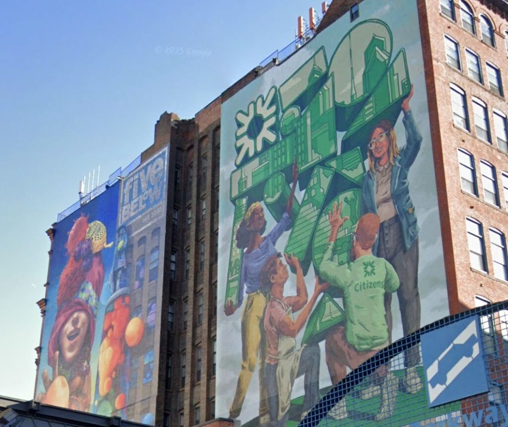 Murals and Development Part 2: YIMBY Looks Back at More Street Murals ...
