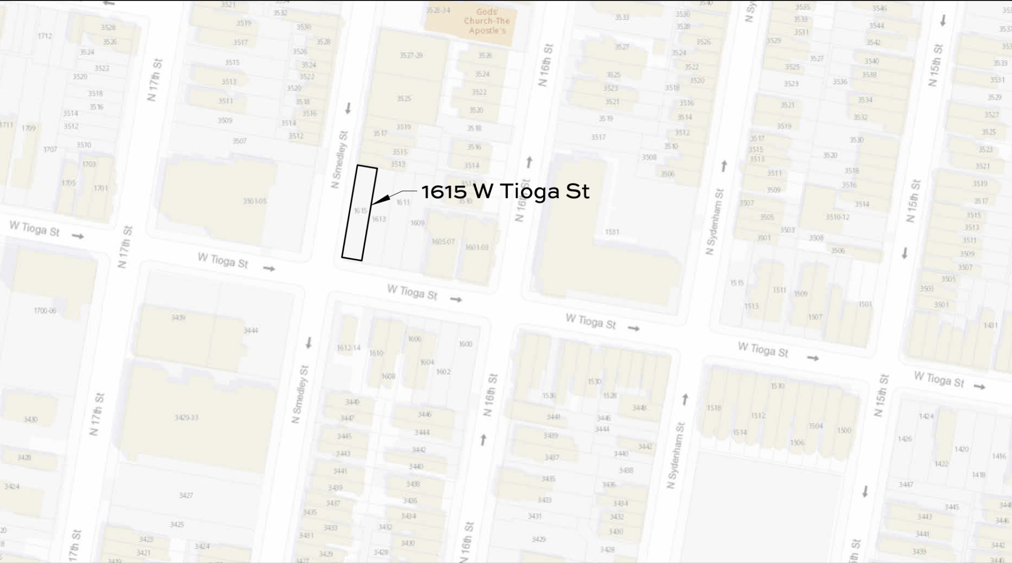 Permits Issued for Six-Unit Residential Building at 1615 West Tioga ...